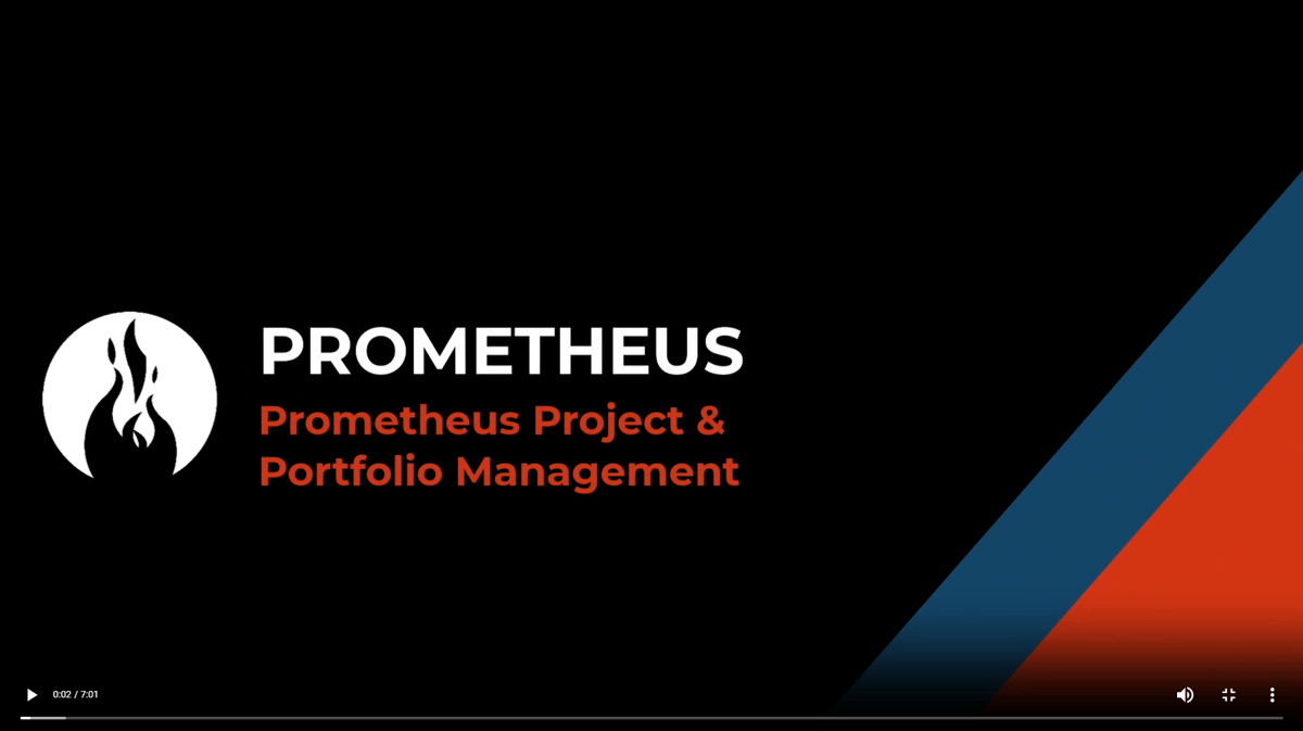 Prometheus Project & Portfolio Management Demo Prometheus Project & Portfolio Management Demo